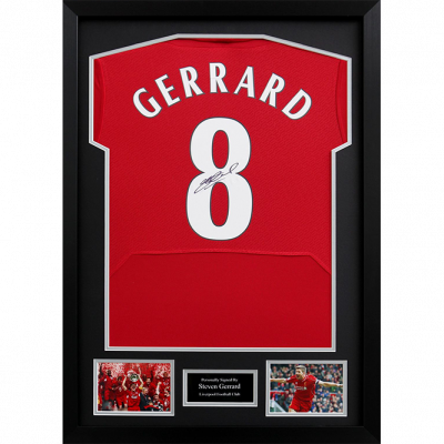 Signed Steven Gerrard Shirt - LFC Online Shop